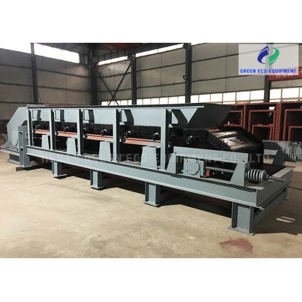 Quality Medium Duty Apron Feeder Conveyor With Hopper For Big Chunks Of Materials for sale