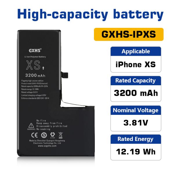 Quality High-capacity 3200mAh iPhone XS Battery with OEM/ODM Customization - Replacement Lithium-ion Battery for sale