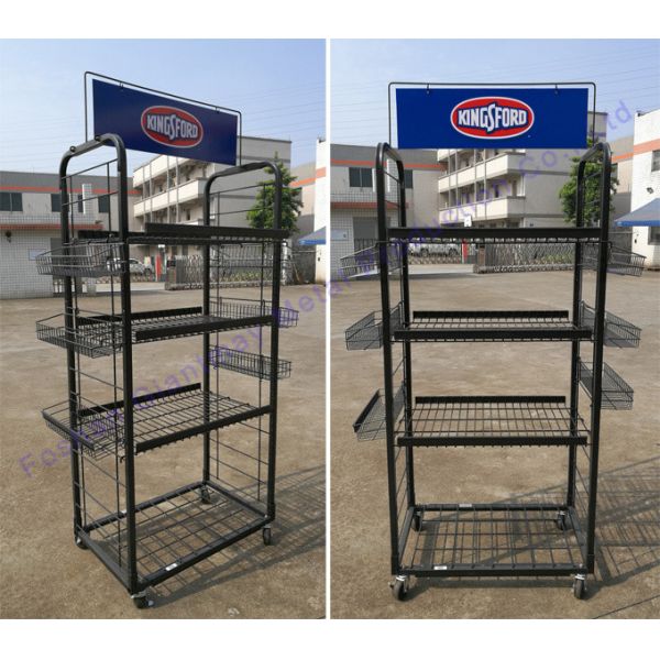 Quality Potato Chip Shelf Biscuit Display Chocolate Store Snack Stand for sale