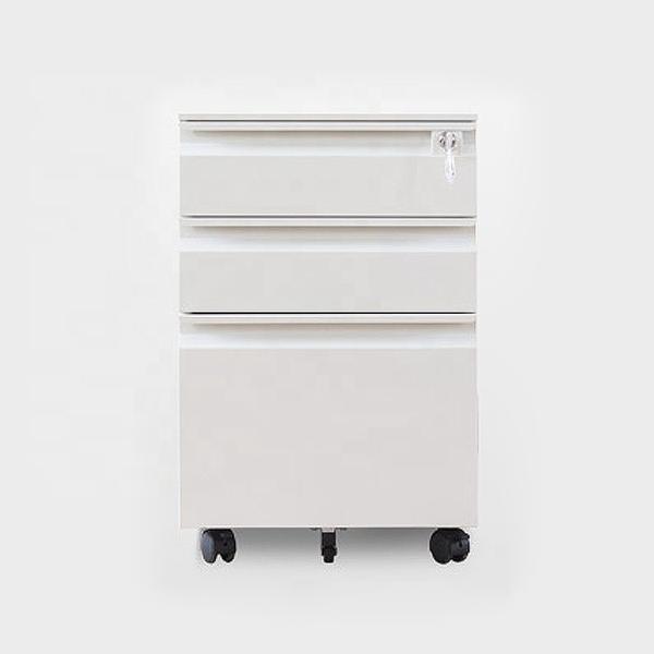 Quality 0.15 CBM 630mm Height 3 Drawer Mobile Pedestal for sale