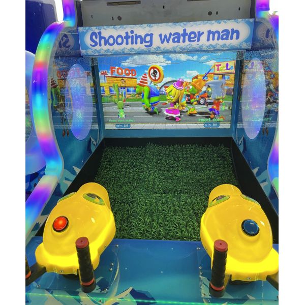 Quality 2 players water shooting game ticket redemption game gun shooting game machine for sale