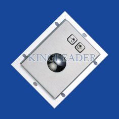 Quality 38mm Rugged Industrial Trackball Mouse Abrasion Resistant Optical Metal for sale