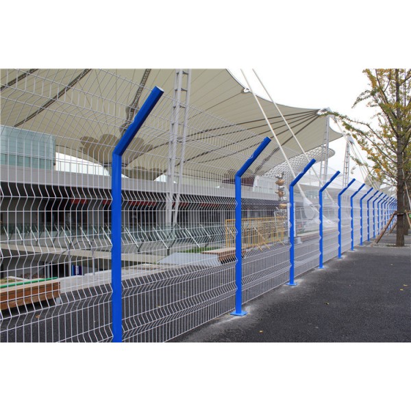 Quality Curved Welded Wire Mesh Fence Panel For Garden With 50x100mm Hole Size for sale