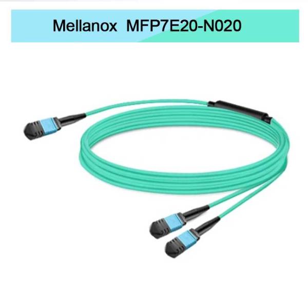 Quality Nvidia Mfp7e20-Nxxx Optical Multimode Splitter Fiber Cable Mfp7e20-N020 Mmf, MPO12 APC to 2xmpo12 APC for sale