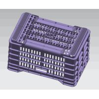 Quality Fruit Crate Plastic Injection Mould Auto Drop Cold Runner for Lybia for sale