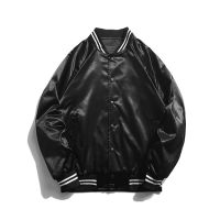 Quality Black Le Fan Baseball Varsity Jackets 95% Polyester Fashion Brand Casual Lapel for sale