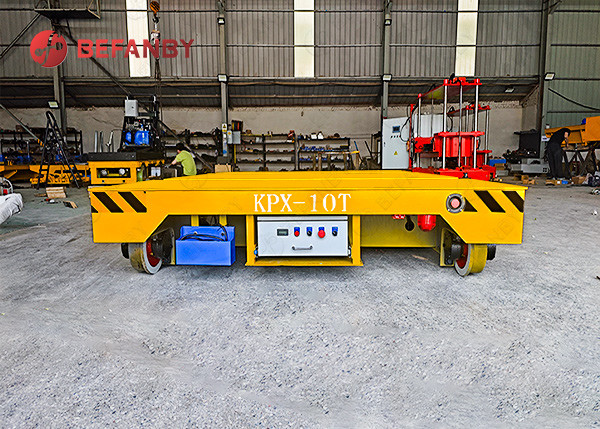 Quality 25 Ton High Temperature Proof With Hydraulic Dump Function Transfer Cart for sale