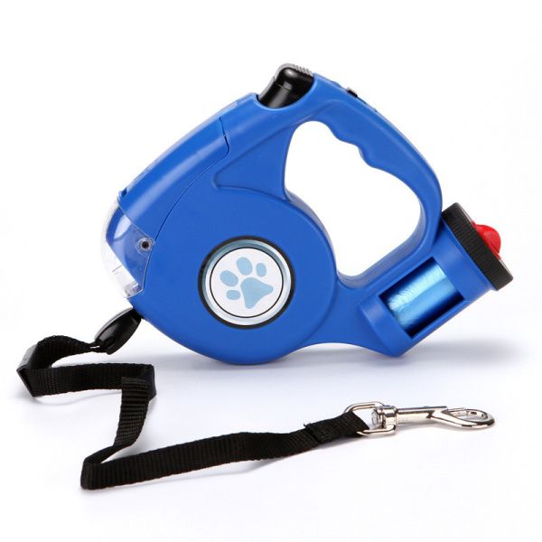 Quality Pet Leash LED Flashlight Retractable Design Garbage Universal Cleaning poop bag for sale