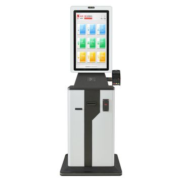 Quality Smart Self Service Kiosk Queue Management System Card Reader Payment for sale