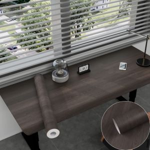 Quality Moisture-Proof Wood Grain Wallpaper Self-Adhesive PVC Roll for sale