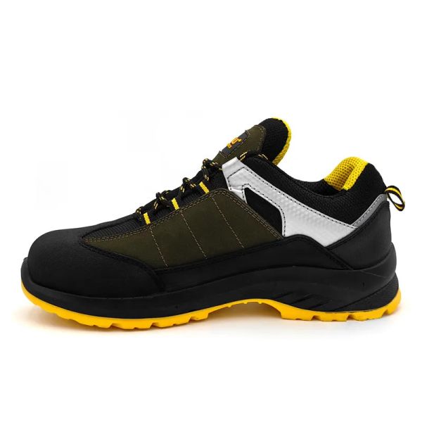 Quality Steel Toe Nubuck Leather Shoes Waterproof Impact Resistant Shoes For Running for sale