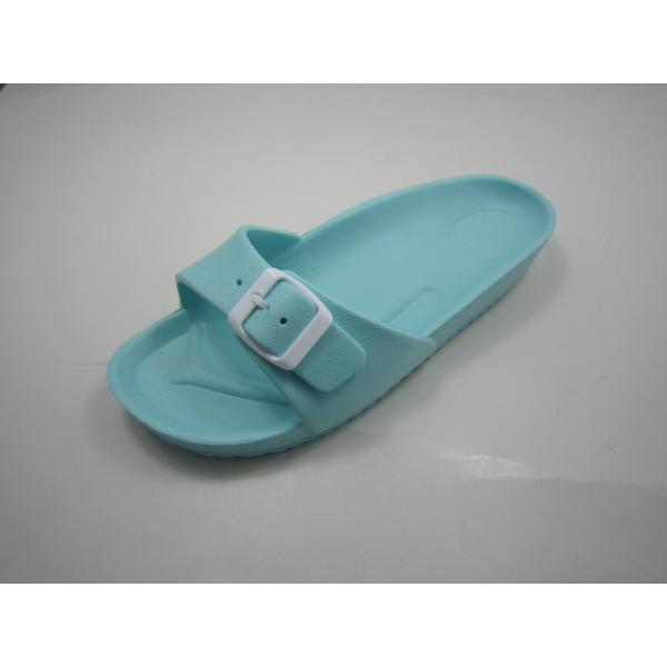 Quality Soft Colorful Slip On Eva One Band Slide Sandals for sale