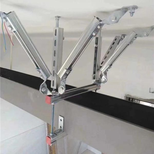 Quality 10 Feet Seismic Support For Cable Tray Adjustable 12-24 Spacing 2 Inches Height for sale