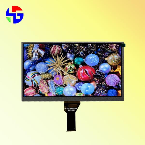 Quality 10.1 Inch LVDS Interface Custom TFT Display 1024x600 TN 6 O'Clock Ultra Wide for sale