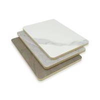 Quality Glossy Marble Bamboo Charcoal Board Veneer Wall Panel Carbon Crystal Plate for for sale