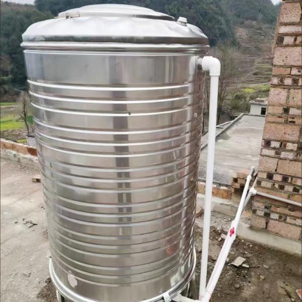 Quality Household Rooftop Domestic Water Supply Stainless Steel Water Tank Durable for sale