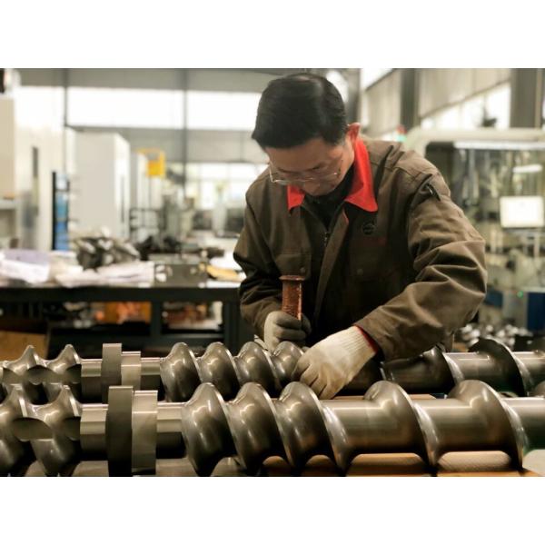 Quality Good Dimensional Stability STS 65 Plastic Wood Extruder Screw Elements for sale