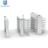 Quality Station / Scenic / Hospital Half Height Turnstile One Way Manual Stainless Steel Turnstile for sale
