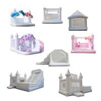 Quality CE Blower Included Mini White Bouncer Inflatable Jumping Castle for Party Rental for sale