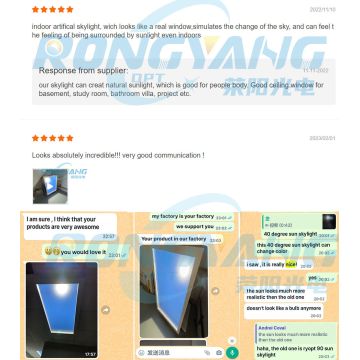 Quality Artificial Skylight LED Sky Ceiling Lights 500W Adjustable Tuya Alexa Control for sale