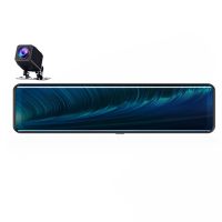 Quality HDR 1440P Dual Lens 2K Smart Rearview Mirror Android car dVR 12 Inch for sale