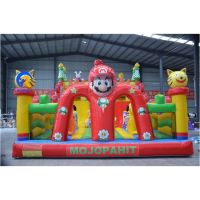 Quality OEM Accepted Children's Inflatable Bounce House with Slide and Water Park for sale