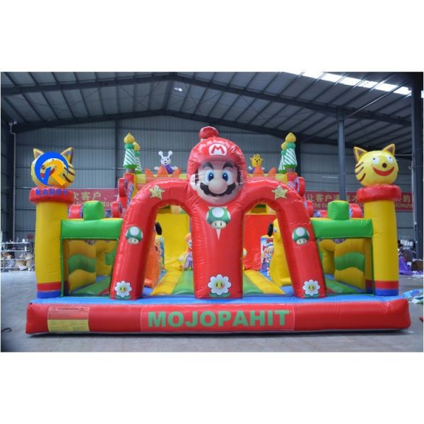 Quality OEM Accepted Children's Inflatable Bounce House with Slide and Water Park for sale
