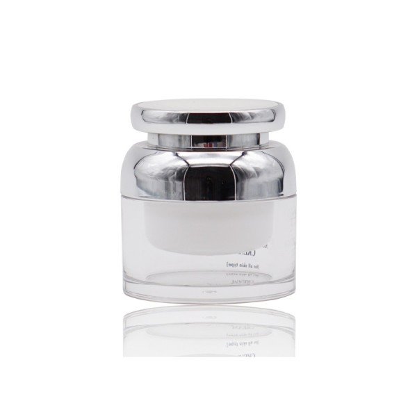 Quality 30g Acrylic Cosmetic Cream Containers , Plastic Cream Containers With UV Spraying ABS Cap for sale