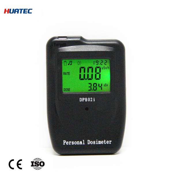 Quality Personal Dose Alarm Meter DP802i Radiation Monitoring Devices with Big Display 30 x 40mm for sale