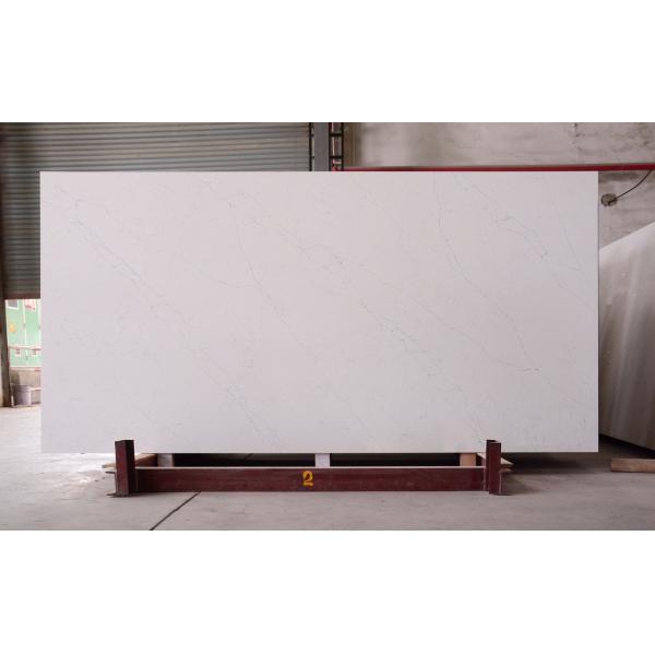 Quality Hotel Tops Apartment Tops 6mm Calacatta White Quartz for sale