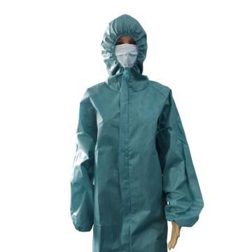 Quality 50gsm SMS PP Nonwoven Disposable Coverall Isolation Gown for sale