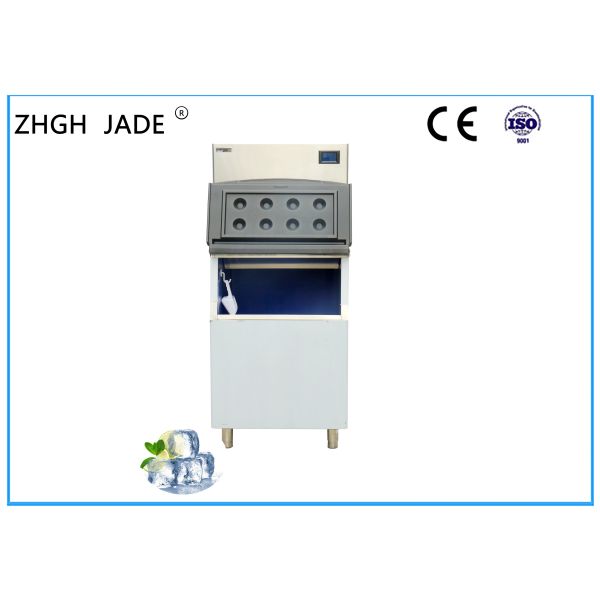 Quality SS304 Shell Industrial Ice Cube Machine , Milk Shop Use Stand Up Ice Machine for sale