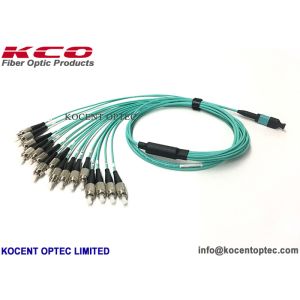 Quality 16 Cores OM3-150 LSZH MPO MTP Patch Cord for 5G Bank Data Center for sale
