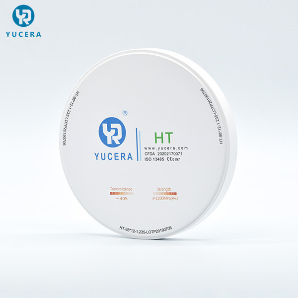 Quality HT High Strength CAD CAM 1350 Mpa Dental Zirconia Disc for sale