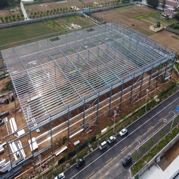 Quality Double Span Light Frame Steel Structure Warehouse Extension for sale