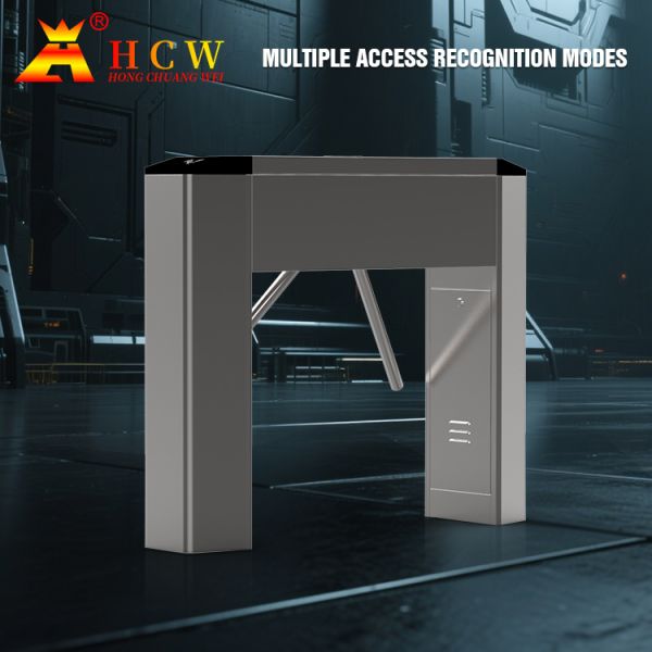 Quality HCW RFID Card Reader Turnstile Gate 70kg Tripod Access Control System for sale
