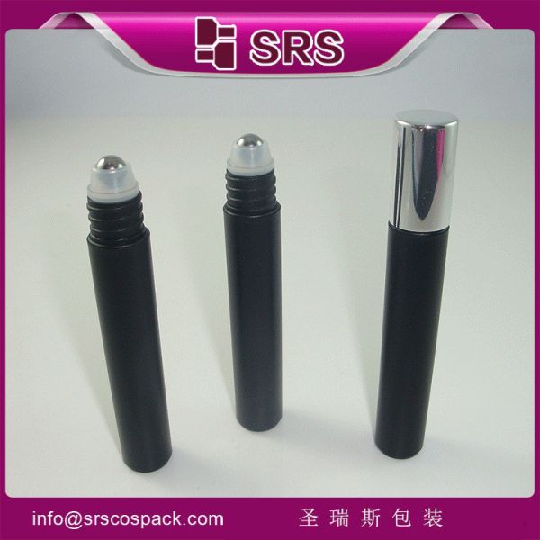 Quality Shengruisi packaging RPA-8ml plastic roll on bottle with aluminum cap for sale
