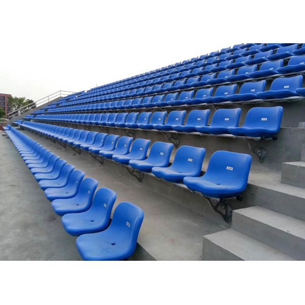 Quality Comfortable Fixed Stadium Seating With A Folding Mechanism / A Tip Up Base for sale