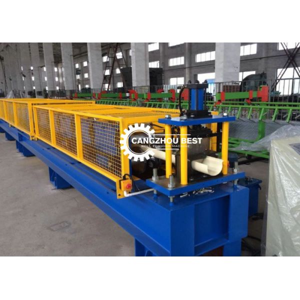 Quality PLC Control Cold Roll Forming Machine For Square & Round Downspout Drain Pipe for sale