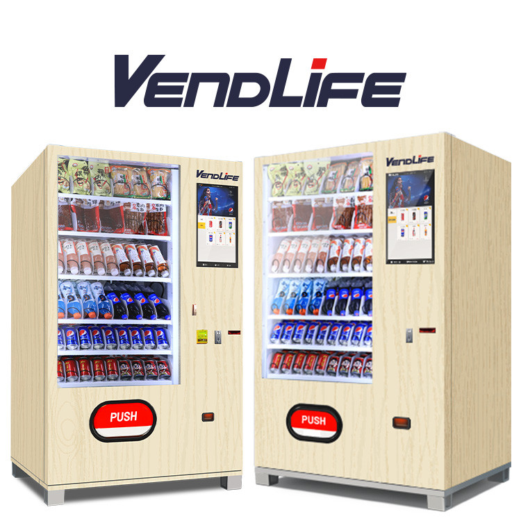 Quality Customized automat  vending machine for foods and drinks bank airport station selling equipment for sale