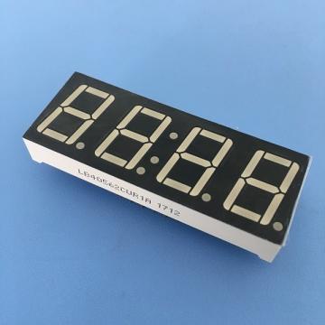 Quality Super Red Digital Clock Led Display 0.56" 4 Digit 80-100mcd Lumious Intensity for sale