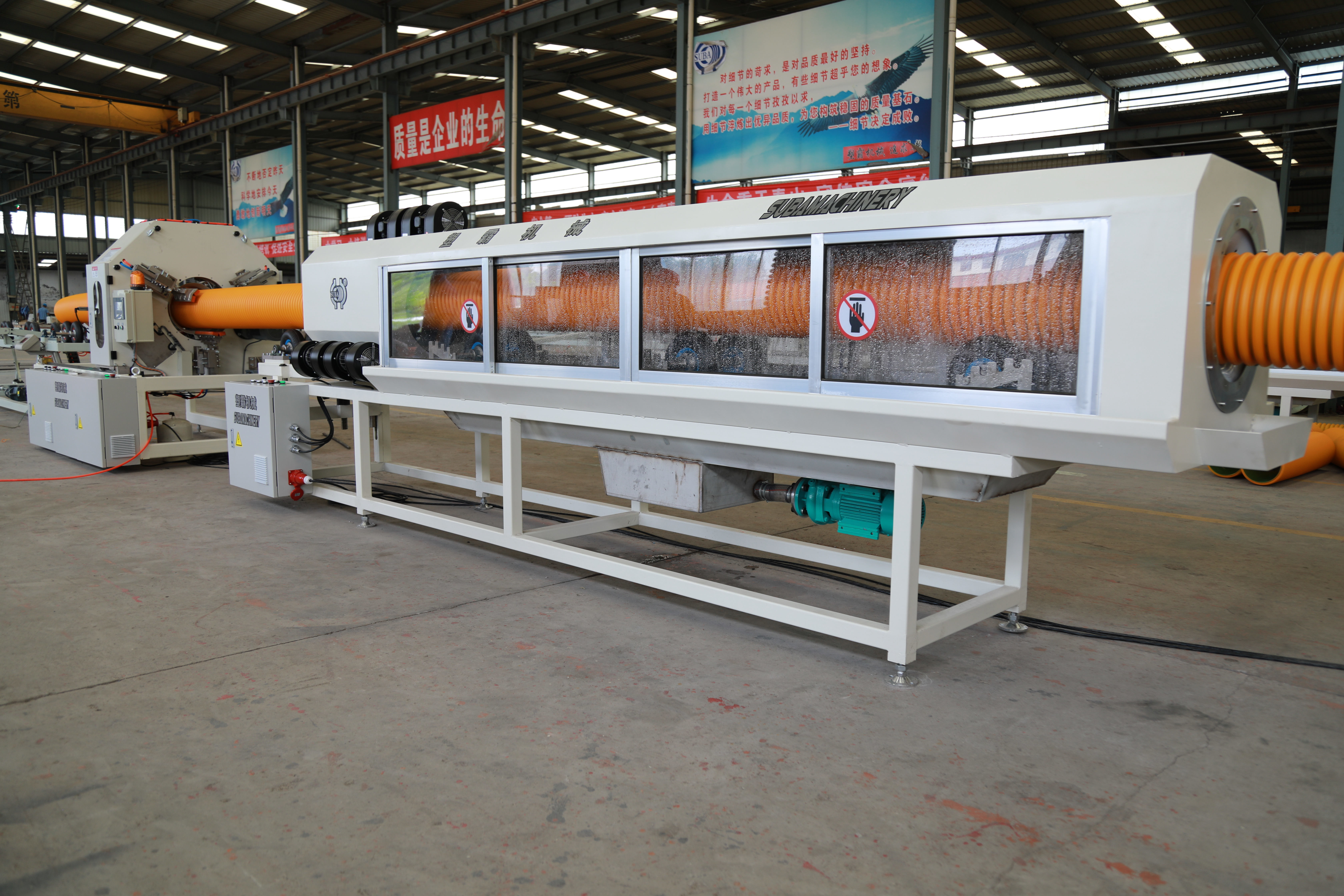 Quality Easy Operation PP PE Corrugated Duct Pipe machine Plastic Corrugated pipe for sale