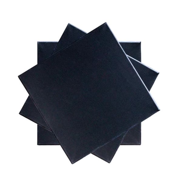 Quality Customizable Black Stretched Blank Black Stretched Painting Canvas Boards for sale