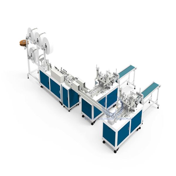 Quality Non Woven Mask Making Machine / 3 Ply Disposable Mask Machine High Stability for sale