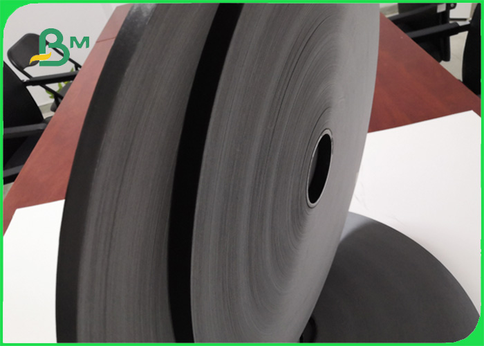 60 GSM Solid Black Straw Paper Roll For Birthday Parties 15MM FDA Approved Ink