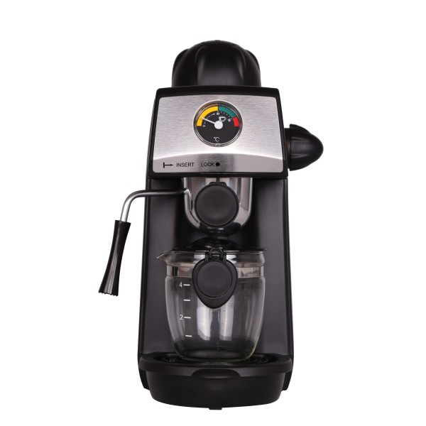 Quality 220V Steam Coffee Machines 4 Cups Black CRM2002 For Household for sale