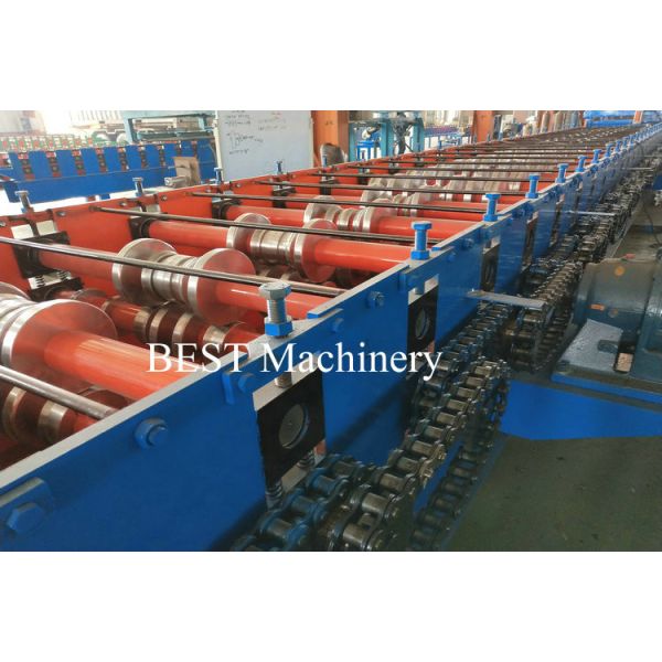 Quality Metal Sheet Floor Decking Roofing Roll Forming Machines with Embossing Rollers for sale