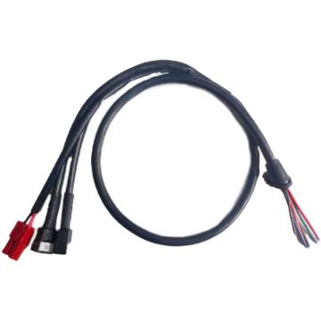 Quality PVC Black 12V Wiring Harness Alkali Resistance / Oil Resistance for sale