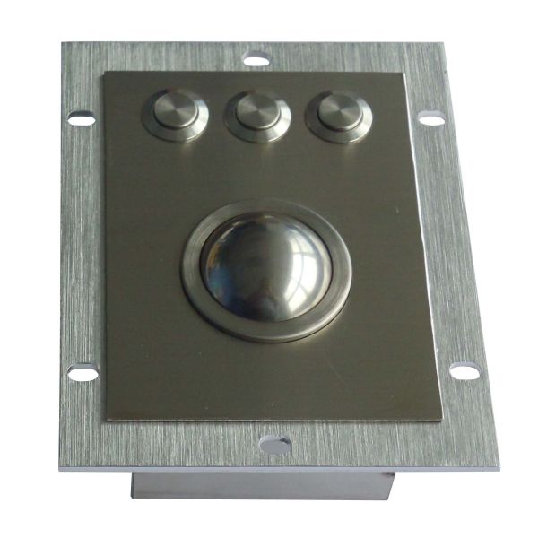 Quality IP65 scratch proof USB Metal Trackball Pointing Device / laser trackball for for sale