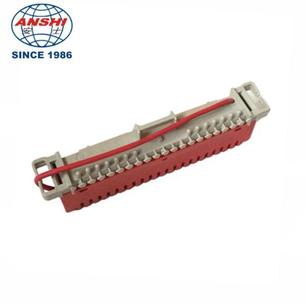 Quality 10 pair back mount LSA earth Krone connection module with earth grounding cable for sale